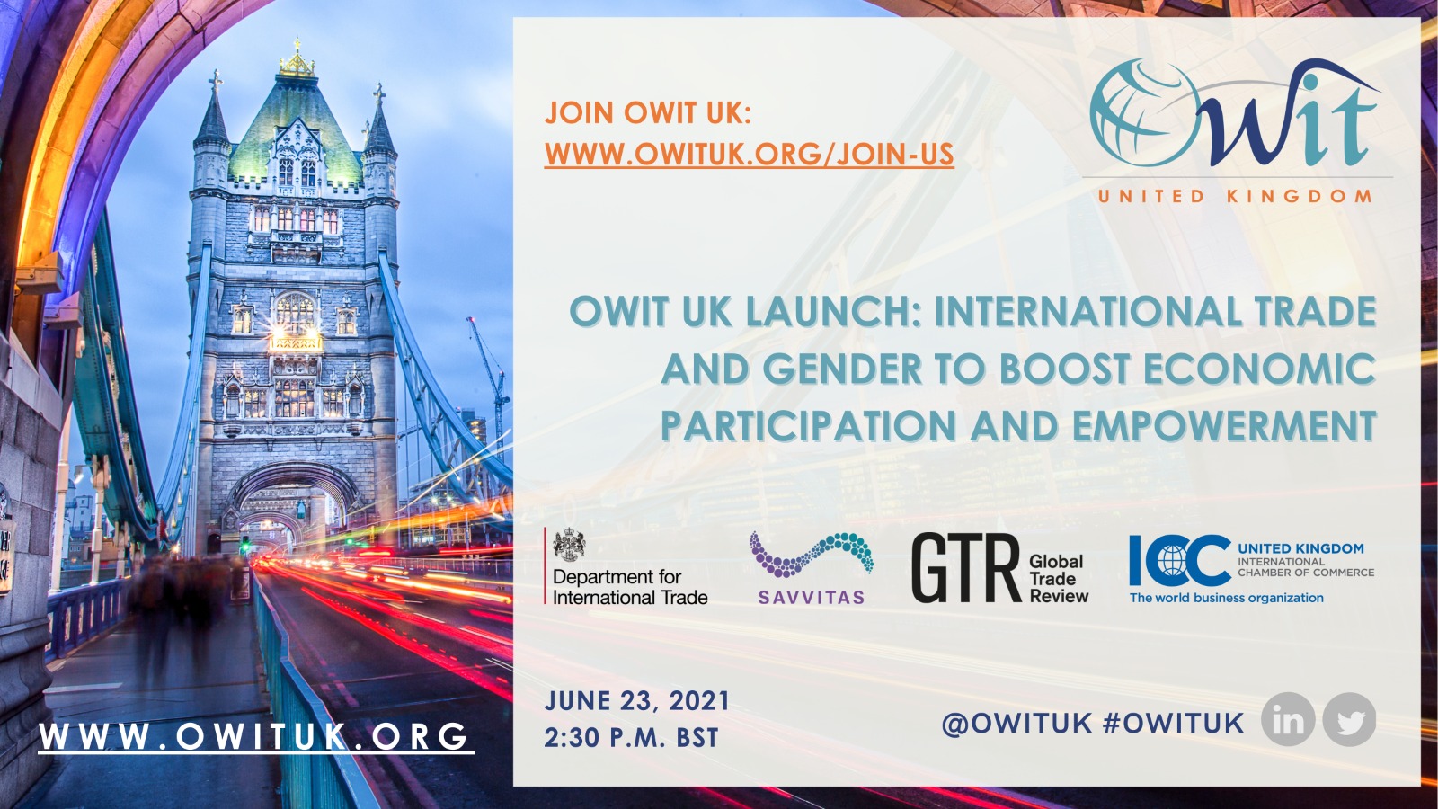 OWIT UK Launch Programme June 23 2021 - OWIT UK